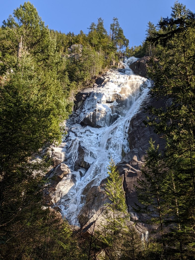 Shannon Falls near Squamish - A walk and a lark